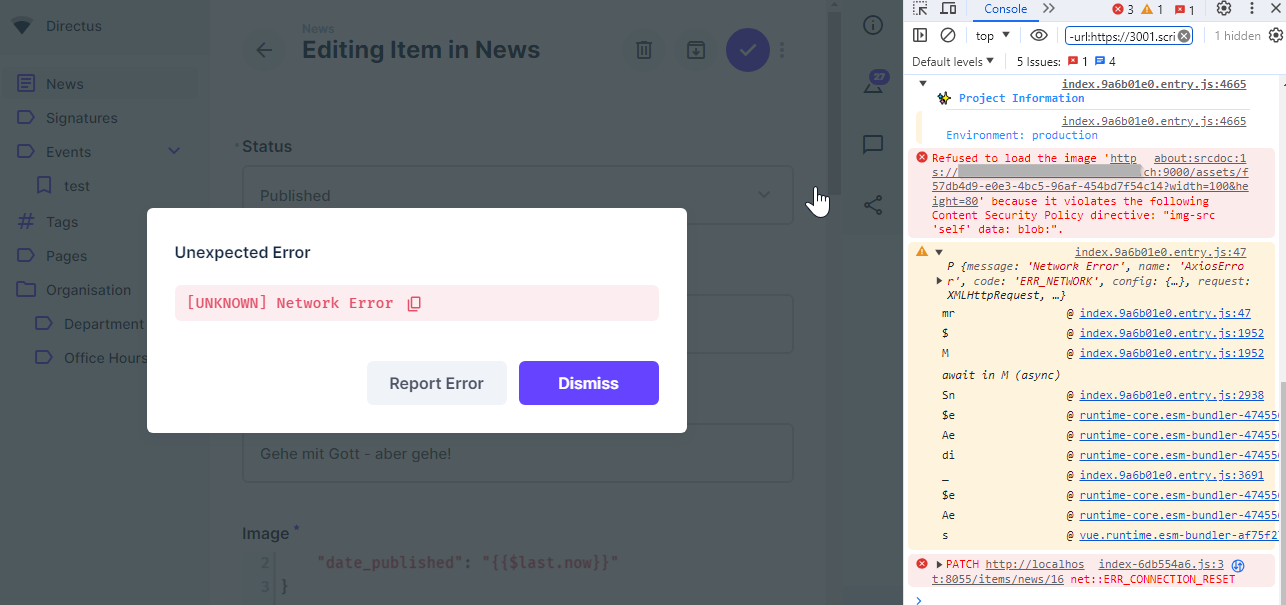 "run script" operations crashes directus · Issue #19818 · directus/directus · GitHub