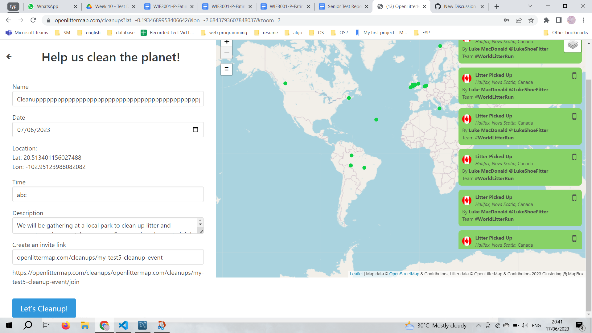 Issues in OpenLitterMap web application · OpenLitterMap openlittermap-web · Discussion #629 · GitHub