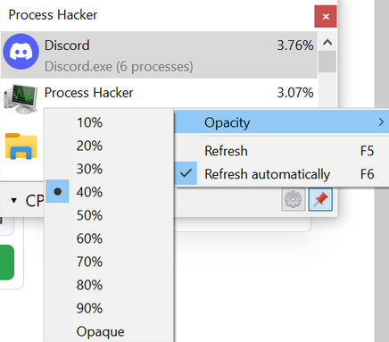 The opacity function in quick settign menu sometime not working · Issue #1150 · winsiderss ...