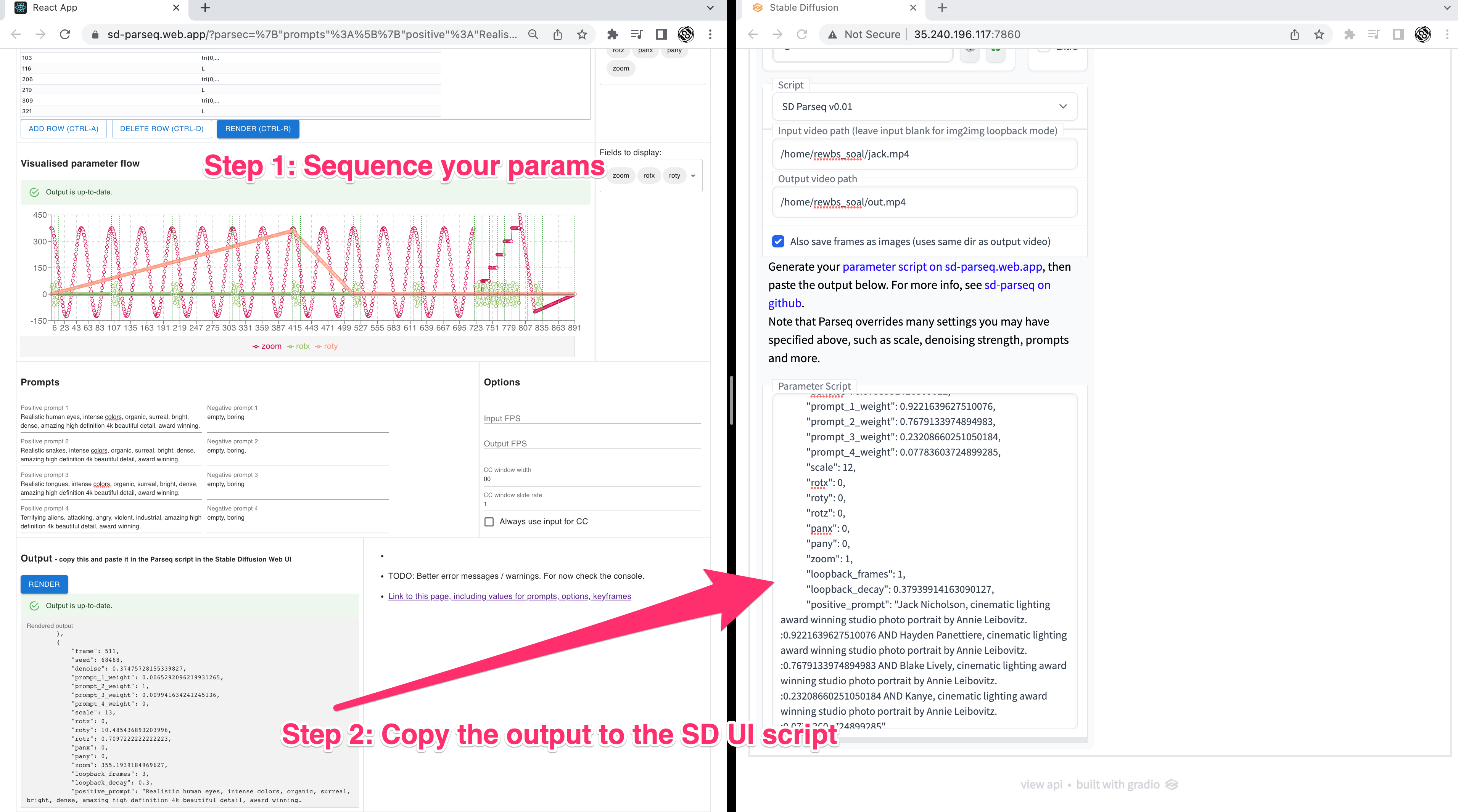 Custom script for Wiki: parameter sequencer for video generation · Issue #3014 · AUTOMATIC1111 ...