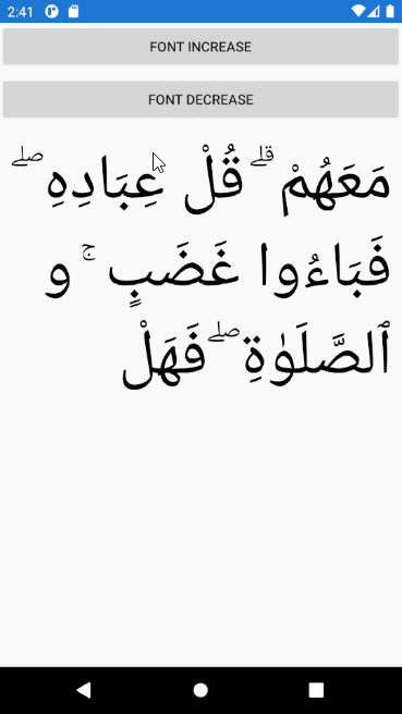 [Bug] Unicode character in text Trims itself or not showing completely ...