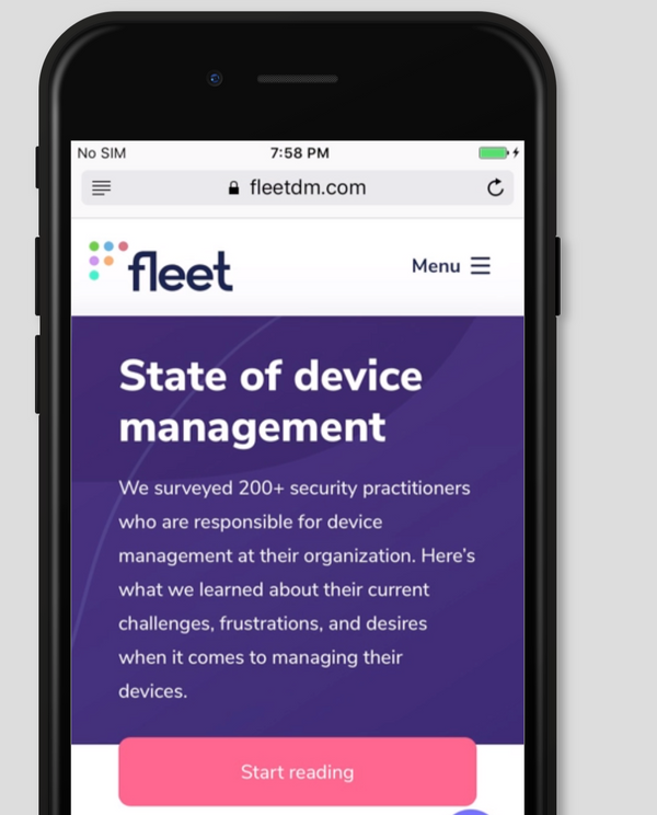 Website: Browser compatibility issues: iOS 10 · Issue #10985 · fleetdm/fleet · GitHub