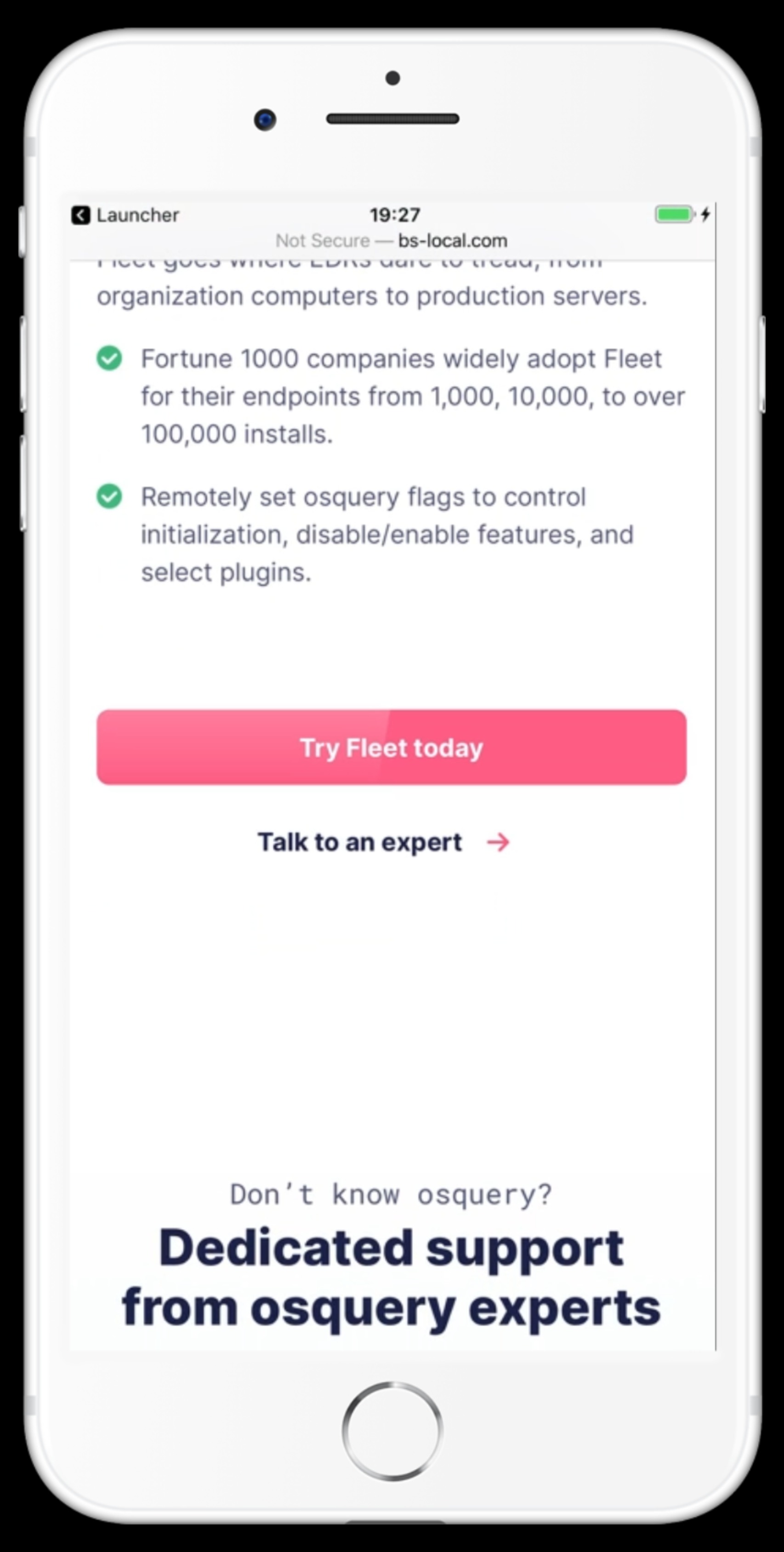 Website bug: Gap between sections is too large on mobile devices. · Issue #13773 · fleetdm/fleet ...