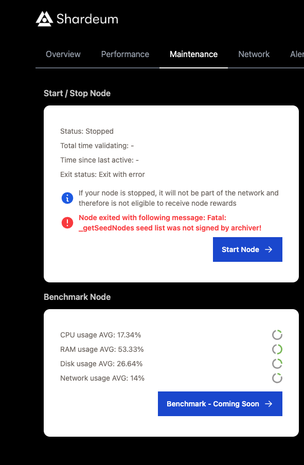 Validator Stopped Error ```Fatal: _getSeedNodes seed list was not signed by archiver!``` · Issue ...