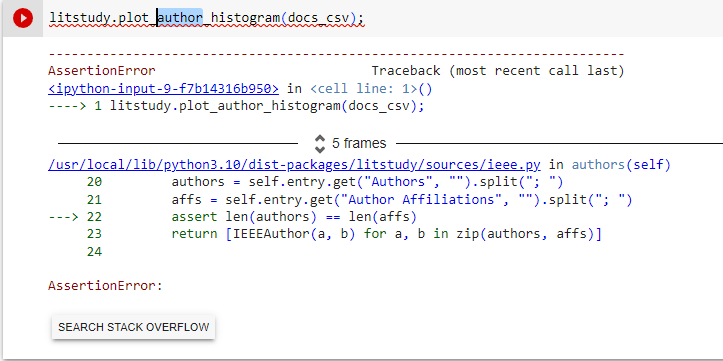 KeyError: Item DOI · Issue #55 · NLeSC/litstudy · GitHub