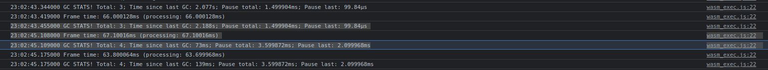 runtime: wasm GC causes stop the world for a very long time · Issue #54444 · golang/go · GitHub