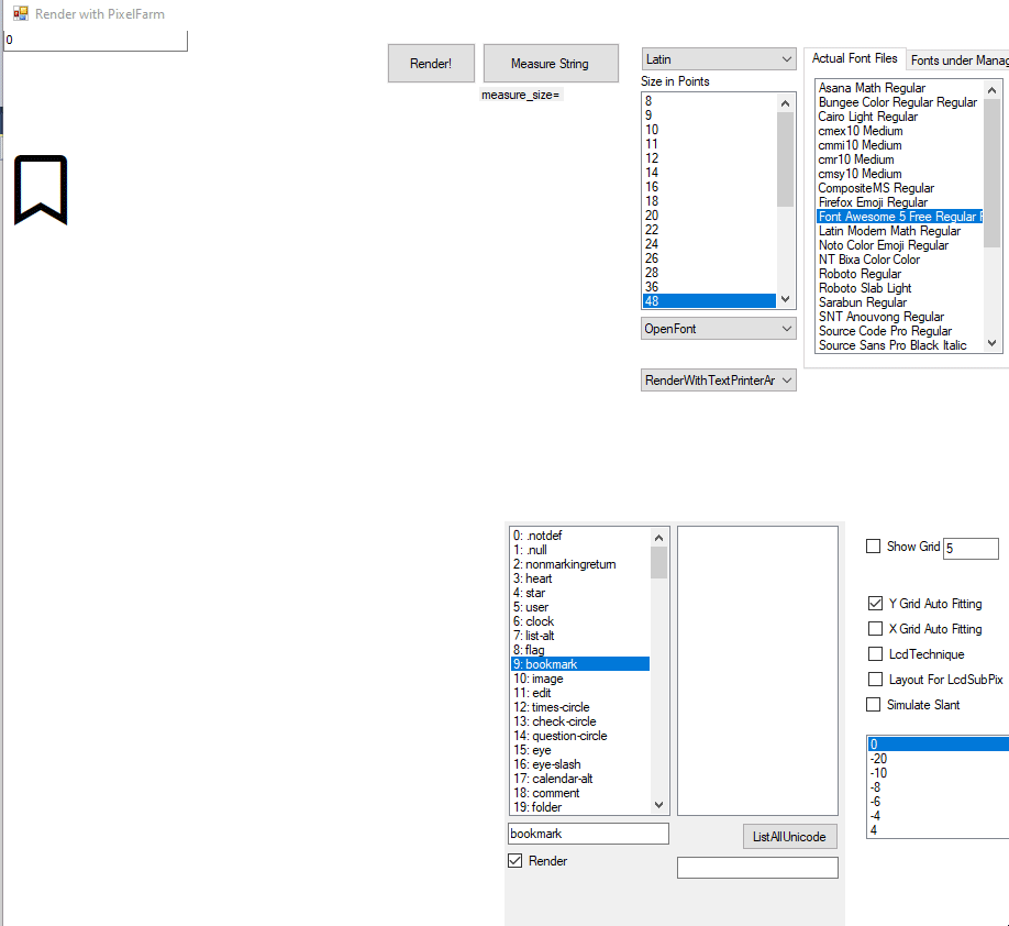 Query: Extracting Glyph Character Codes from a ttf/otf font file · Issue #183 · LayoutFarm ...