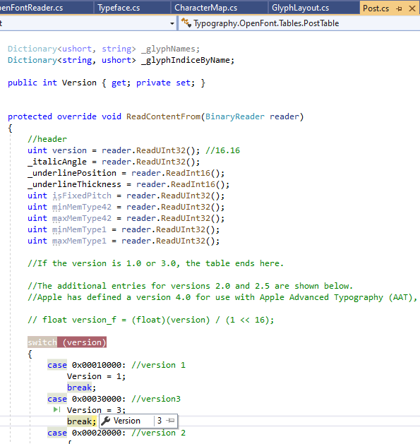 Getting the Font & Character Details · Issue #203 · LayoutFarm/Typography · GitHub