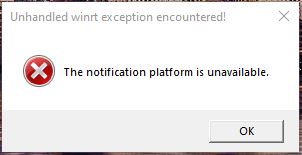 [setup] boostrapper error when using notifications · Issue #8045 · microsoft/PowerToys · GitHub