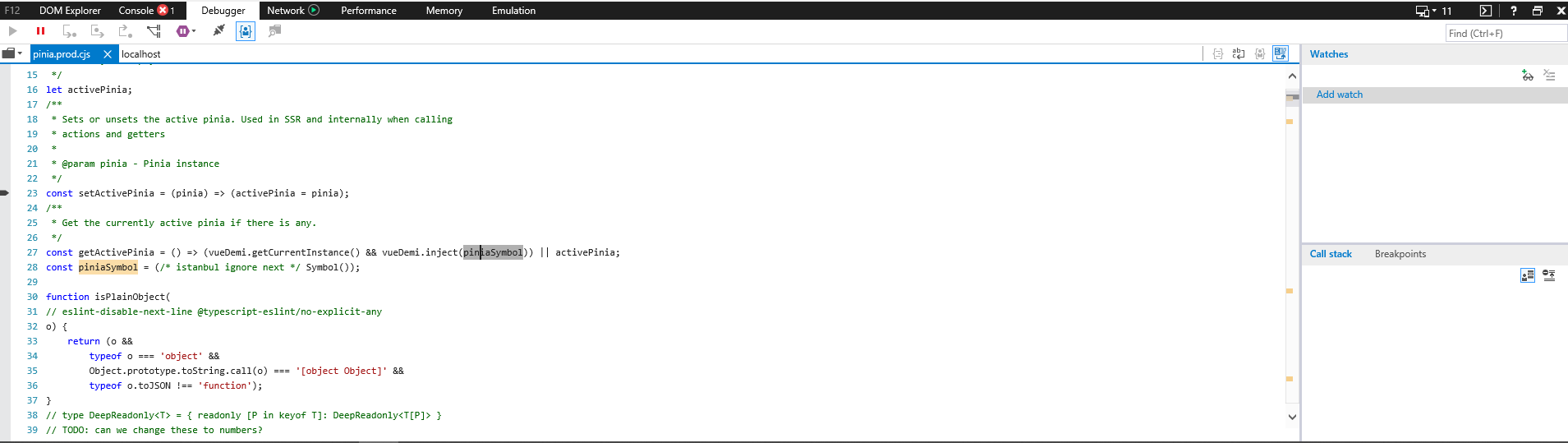 Production Build Targeting Ie11 Contains Es6 Syntax · Issue 1971 · Vuejspinia · Github