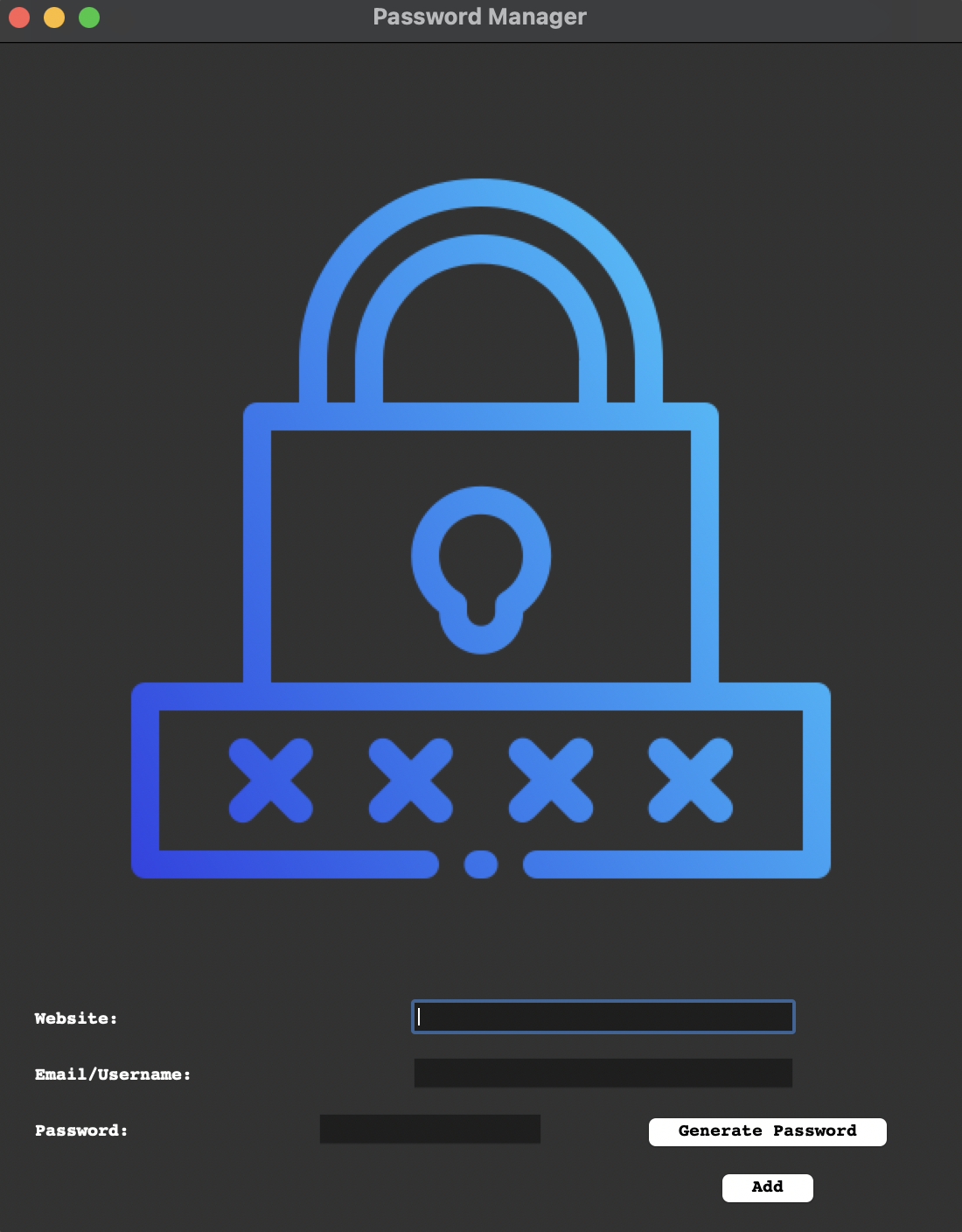 GitHub - channyeinzin/Password-Manager