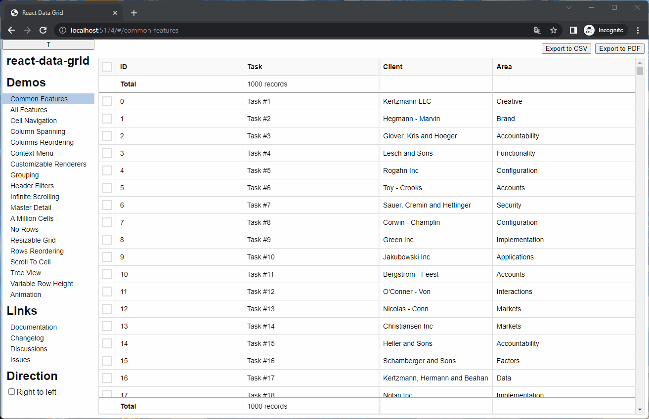 Grid Does Not Resize Correctly After Collapsing Expanding Sidebar · Issue 3238 · Adazzle React