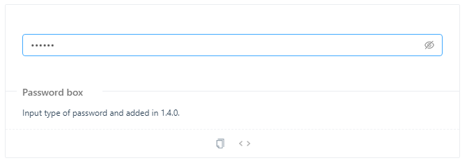 [Feature Request] el-input: password box should have a closed-eye when ...
