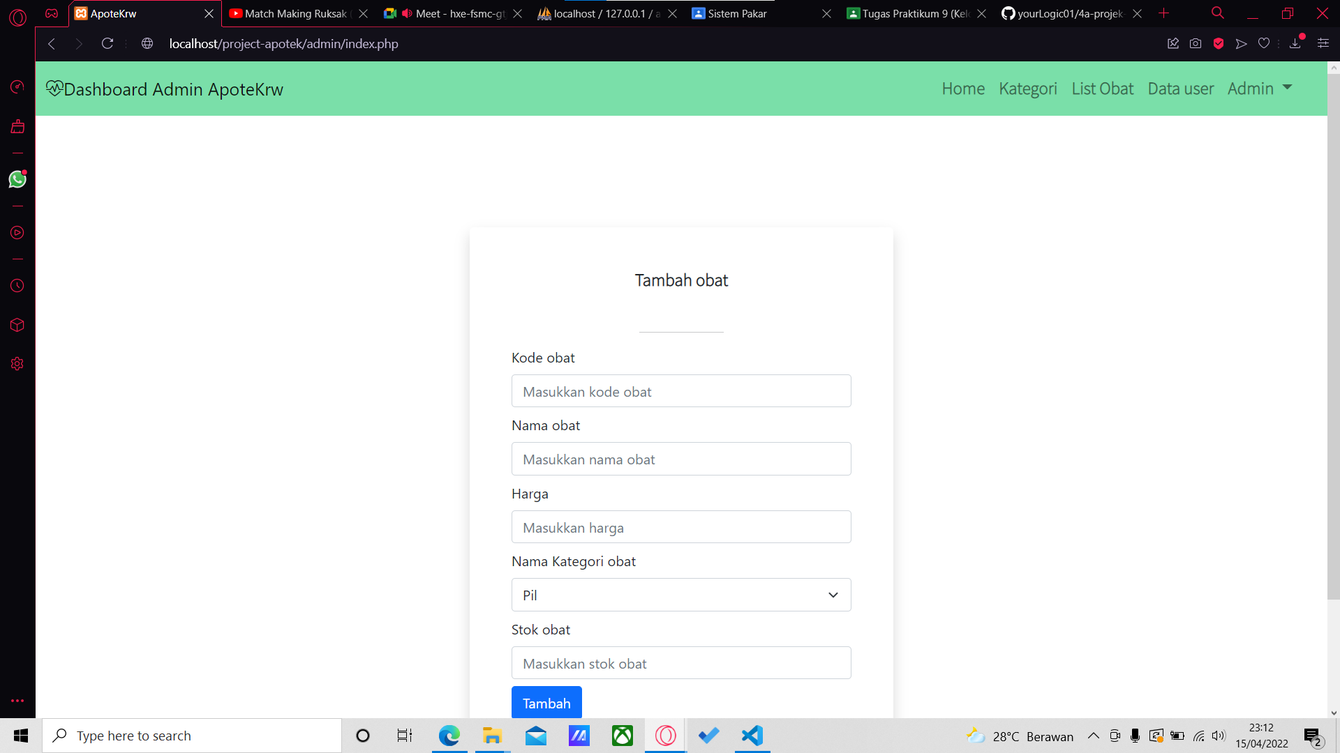 GitHub - Praktikum-PBW/4a-projek-10-apotik