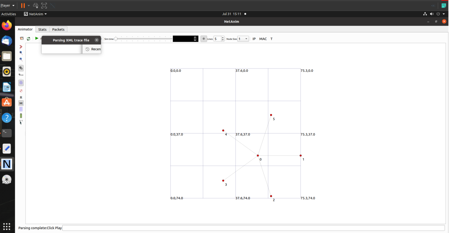 GitHub - aryavarma/StarTopologyWith5Nodes: Write down a program in NS3 ...