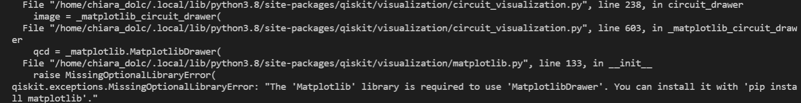 ImportError: Must have Matplotlib installed. · Issue #823 · Qiskit/qiskit-tutorials · GitHub