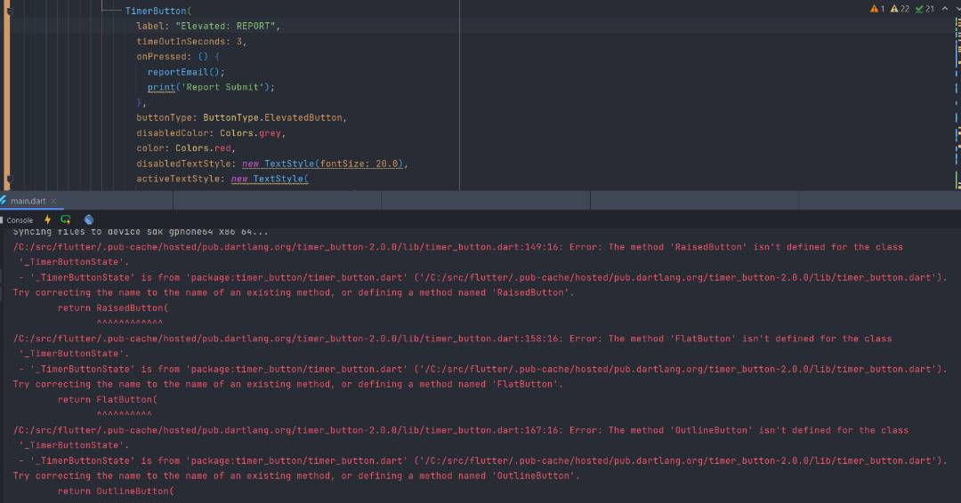Delete the outline button because its no longer supported in flutter 3.0.0 · Issue #18 ...