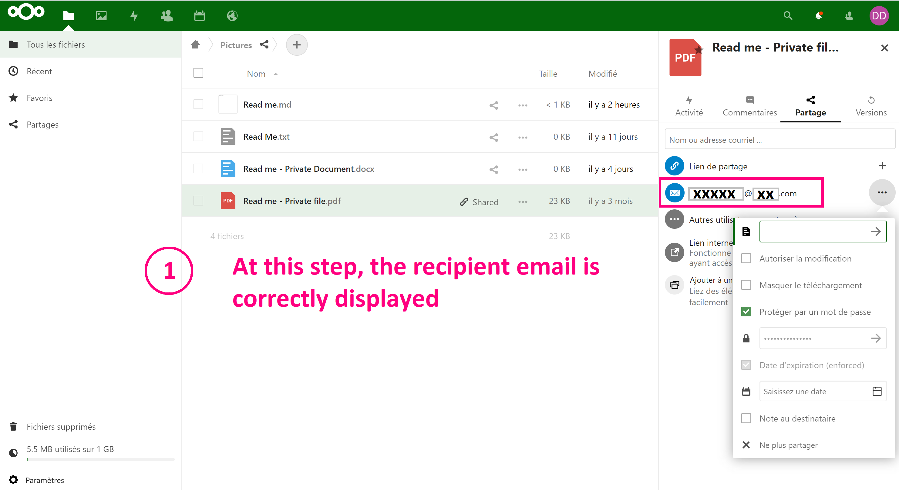 Share by mail, strange text input leading to incorrect recipient mail display · Issue #24209 ...