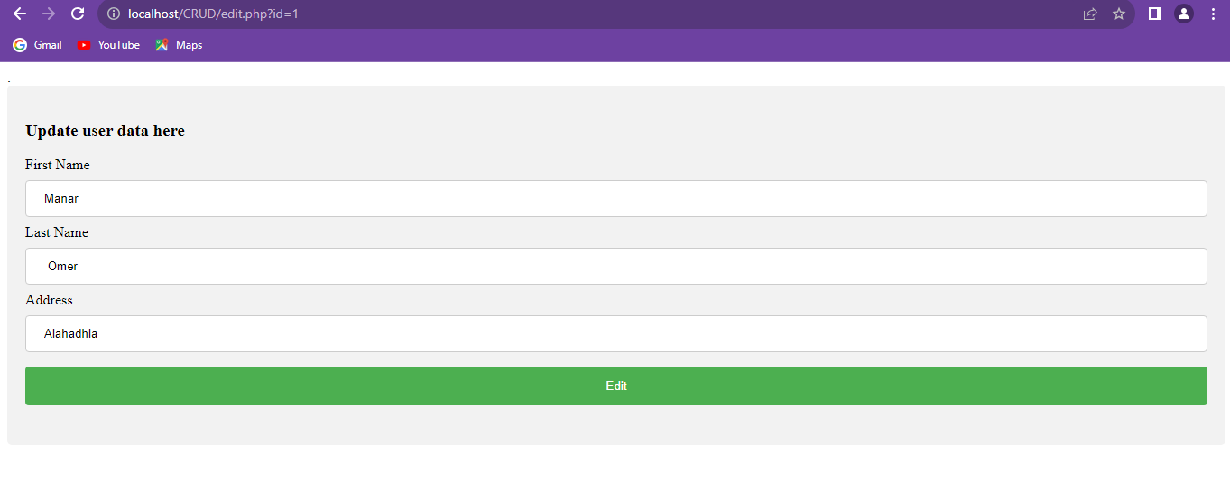 GitHub - manarnew/CRUD: This is simple web app for learaning how to ... GitHub - manarnew/CRUD: This is simple web app for learaning how to ...
