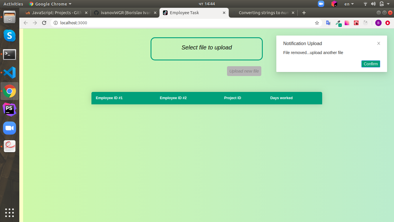 GitHub - ivanovWGR/borislav-ivanov-employees: Task for Sirma Solutions