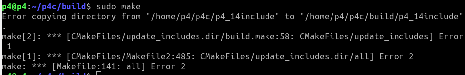 Building p4c · Issue #3696 · p4lang/p4c · GitHub