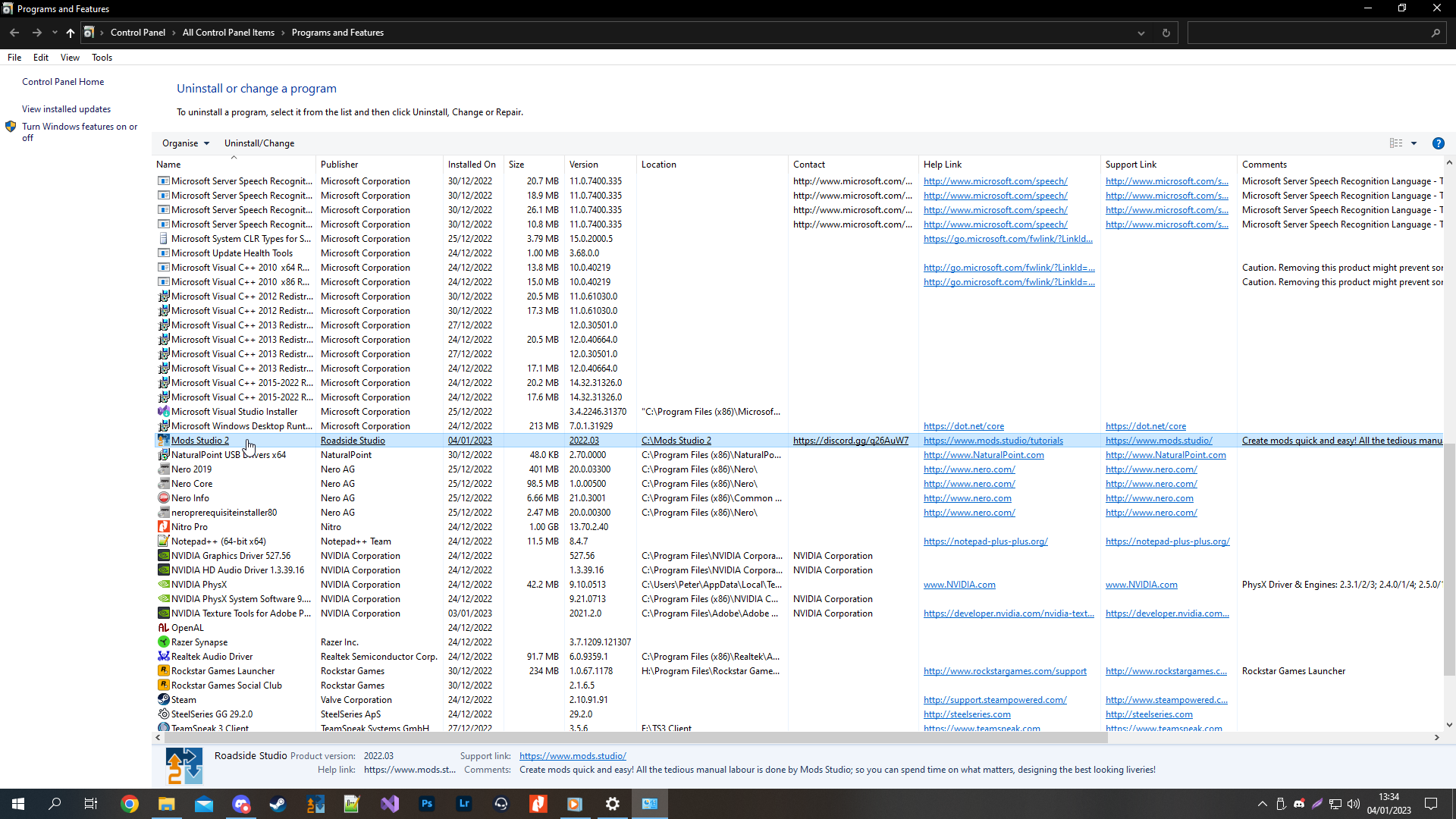 Improve uninstaller header values in programs and features · Issue #295 · WerewolfCustoms ...