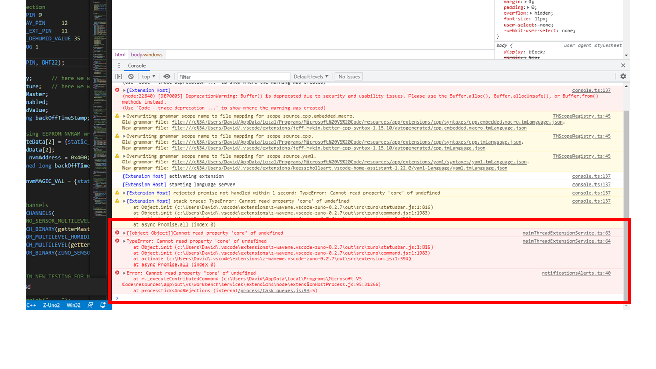 Extension stopped working · Issue #1 · Z-Wave-Me/Z-Uno-VSCode-Plugin · GitHub