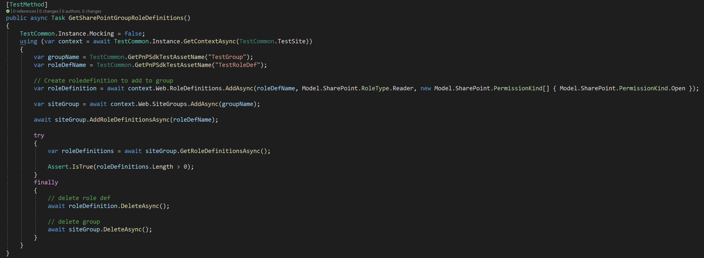 Not able to create group in a site using pnp core c# sdk · Issue #1093 ...