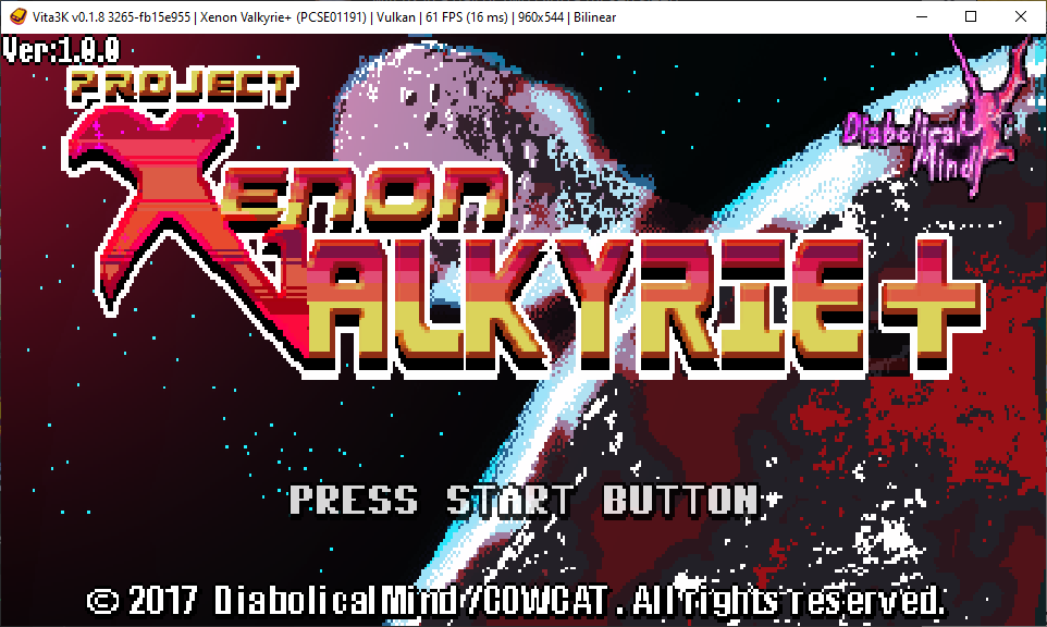Xenon Valkyrie+ [PCSE01191] · Issue #2127 · Vita3K/compatibility · GitHub