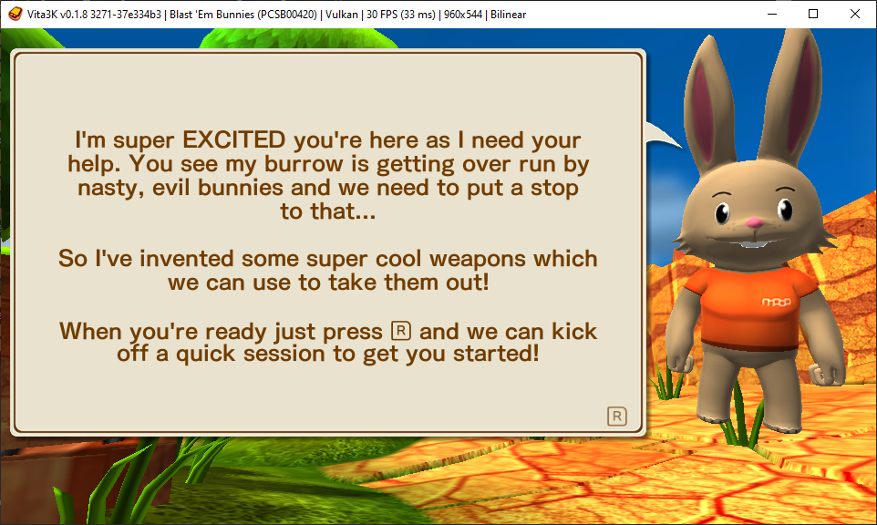 Blast 'Em Bunnies [PCSB00420] · Issue #2192 · Vita3K/compatibility · GitHub