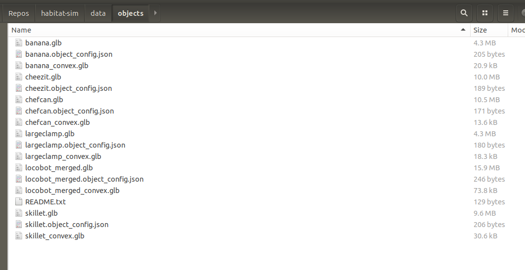 Rigid Body tutorial example throws error · Issue #951 · facebookresearch/habitat-sim · GitHub