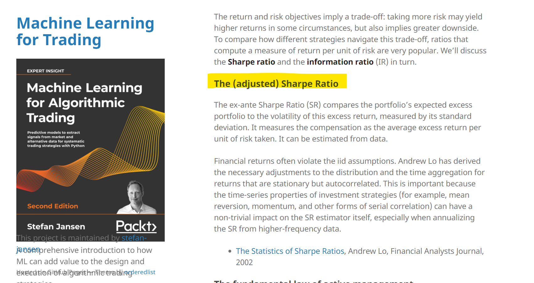 Do you have a notebook with the adjusted sharpe ratio? · Issue #119 ...