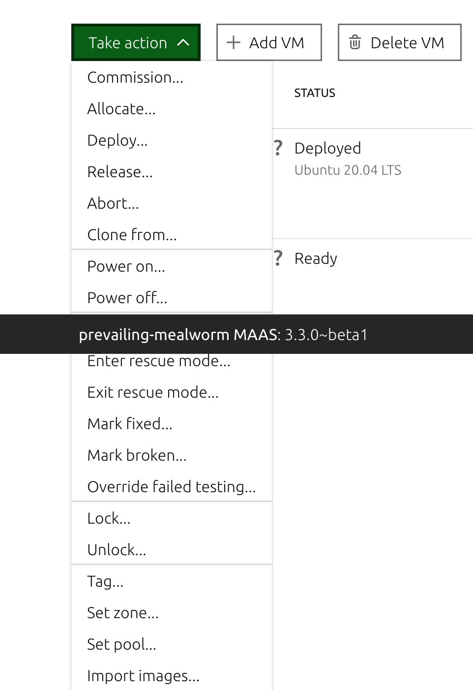 Contextualmenu Hidden Behind Status Bar · Issue 4702 · Canonical Maas Ui · Github