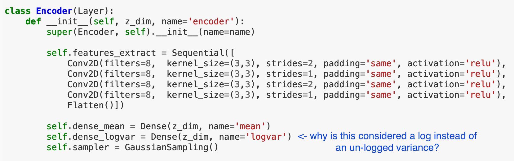 Why Is Variational Autoencoder Variance Considered As A Log Ed Value · Issue 11