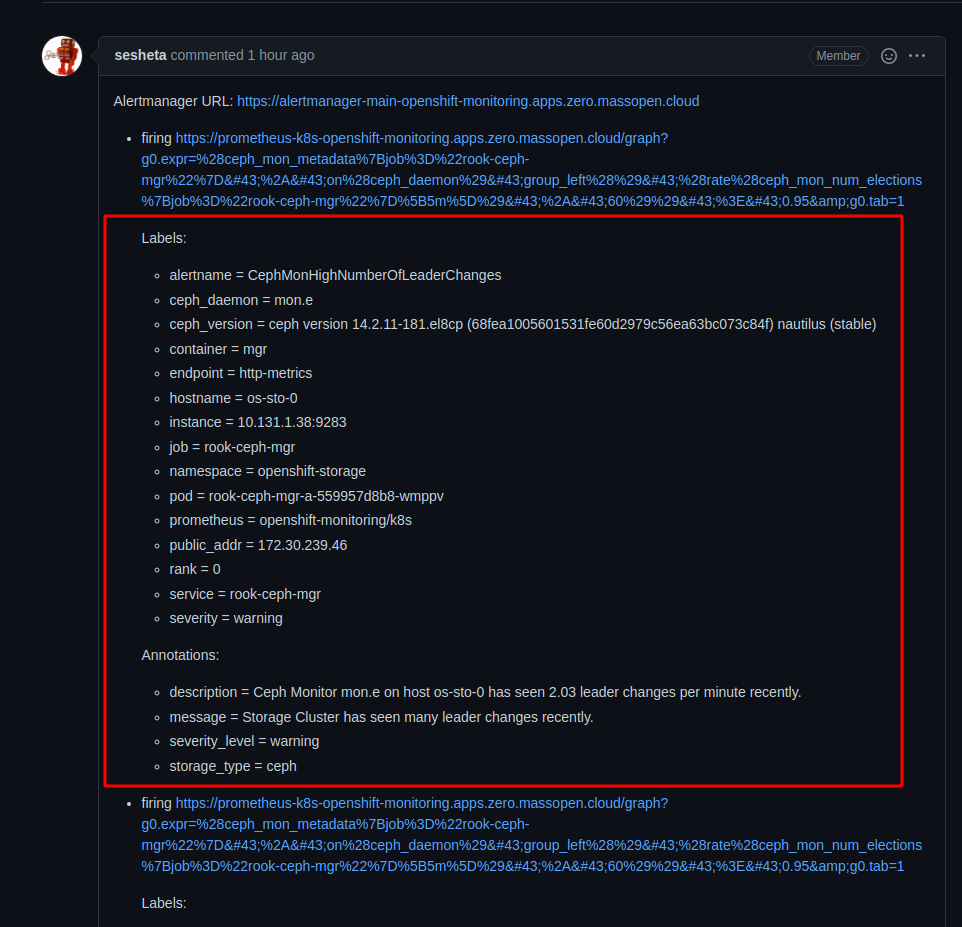 Extending Alertmanager GitHub Receiver to convert alert labels to ...