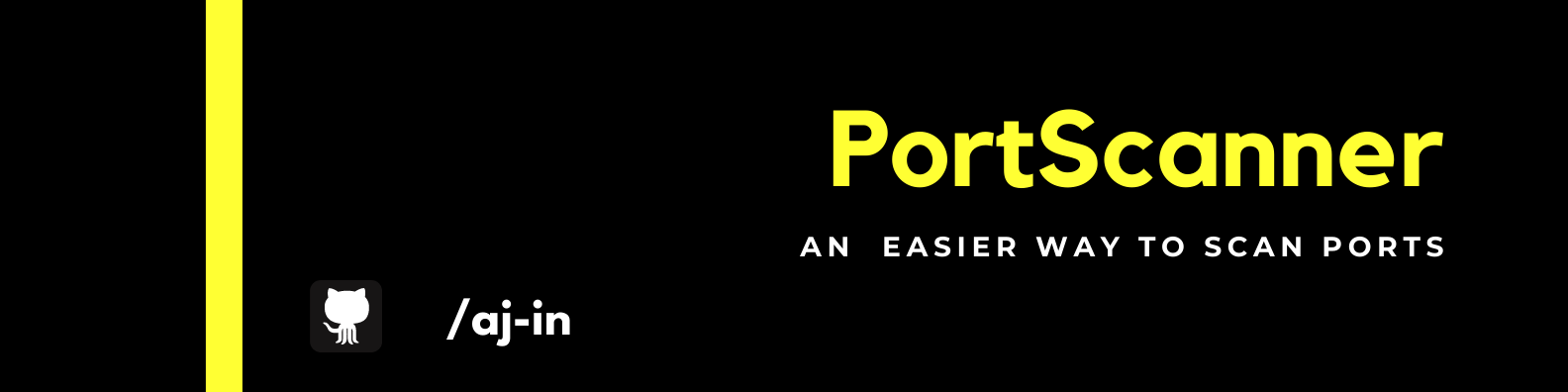 GitHub - aj-in/PortScanner: A simple and fast port scanner