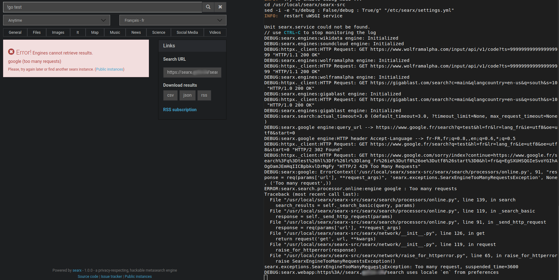Google engine almost always gets 429 (too many requests) response · Issue #2854 · searx/searx ...
