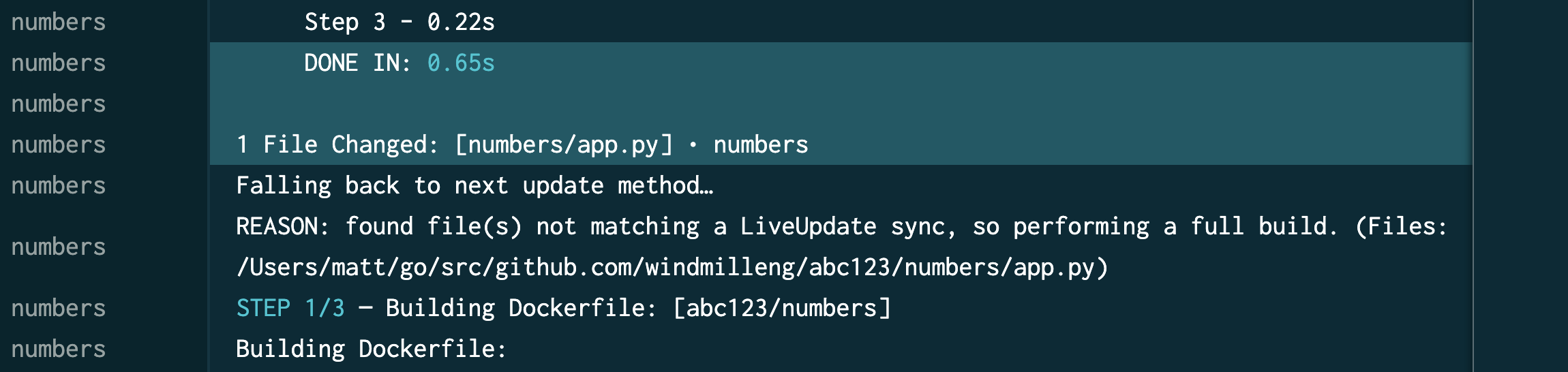 snapshot highlighting highlights wrong text · Issue #2966 · tilt-dev/tilt · GitHub