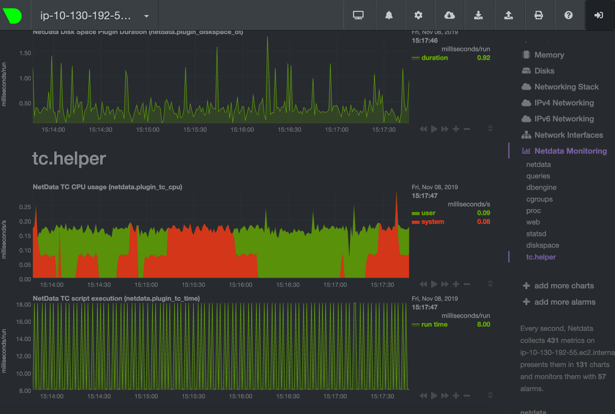 Streaming plugins/apps metrics to master node · Issue #7291 · netdata/netdata · GitHub