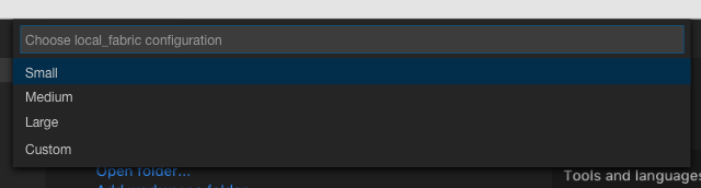 As A Developer I Can Configure The Local Fabric · Issue 175 · Ibm Blockchainblockchain Vscode