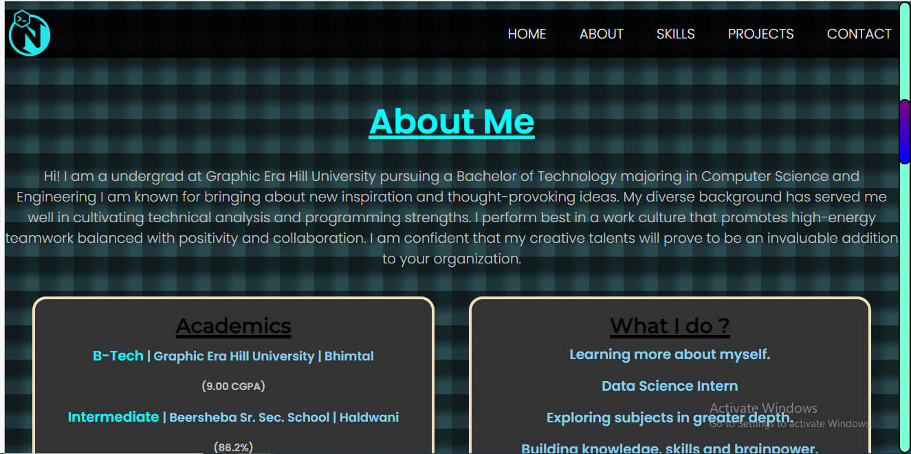 GitHub - parulSingh2810/portfolio: This is my porfolio website