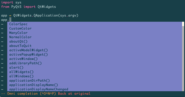 Completeion not working with PyQt5 and parenthesises · Issue #913 · davidhalter/jedi-vim · GitHub