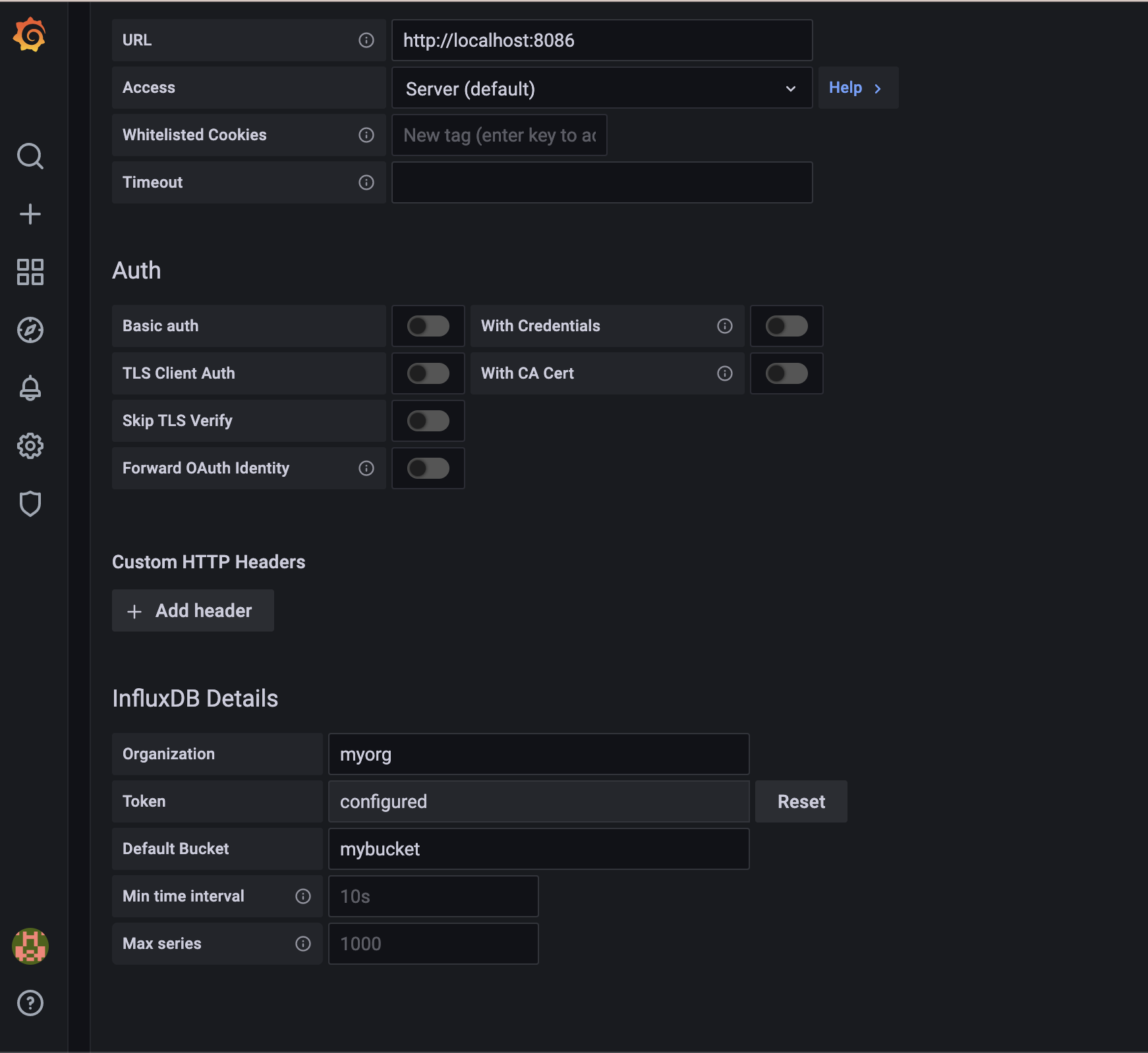 Adding Influxdb doens't adjust Setting Frontend · Issue #37488 · grafana/grafana · GitHub