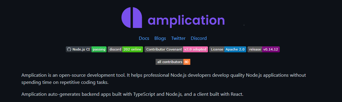 Adding And Improving Links In The Readme Header · Issue 3615 · Amplicationamplication · Github 8291
