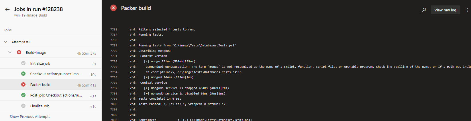 Azuredevops Runner Images Win1920230407 Test Fails After Mongodb Installation 
