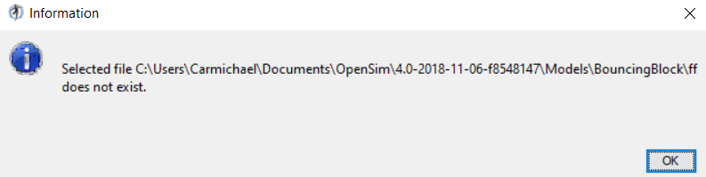 IK: When using "folder icon" to specify output file, a file that does not exist is not accepted ...