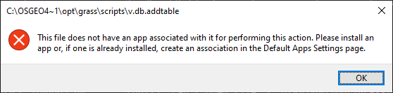 Feat Osgeo4w Batch Files For Python Scripts And Shexe Support · Issue 1906 · Osgeograss