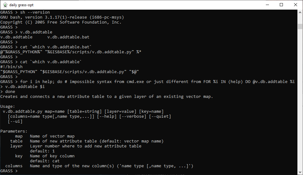 [Feat] OSGeo4W batch files for Python scripts and sh.exe support ...