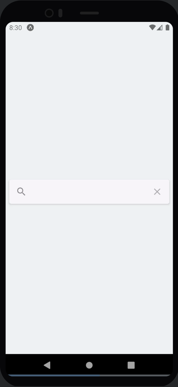 [5 0 0 Rc 5] Searchbar Clearicon Should Not Be Visible With Empty String Value · Issue 3371