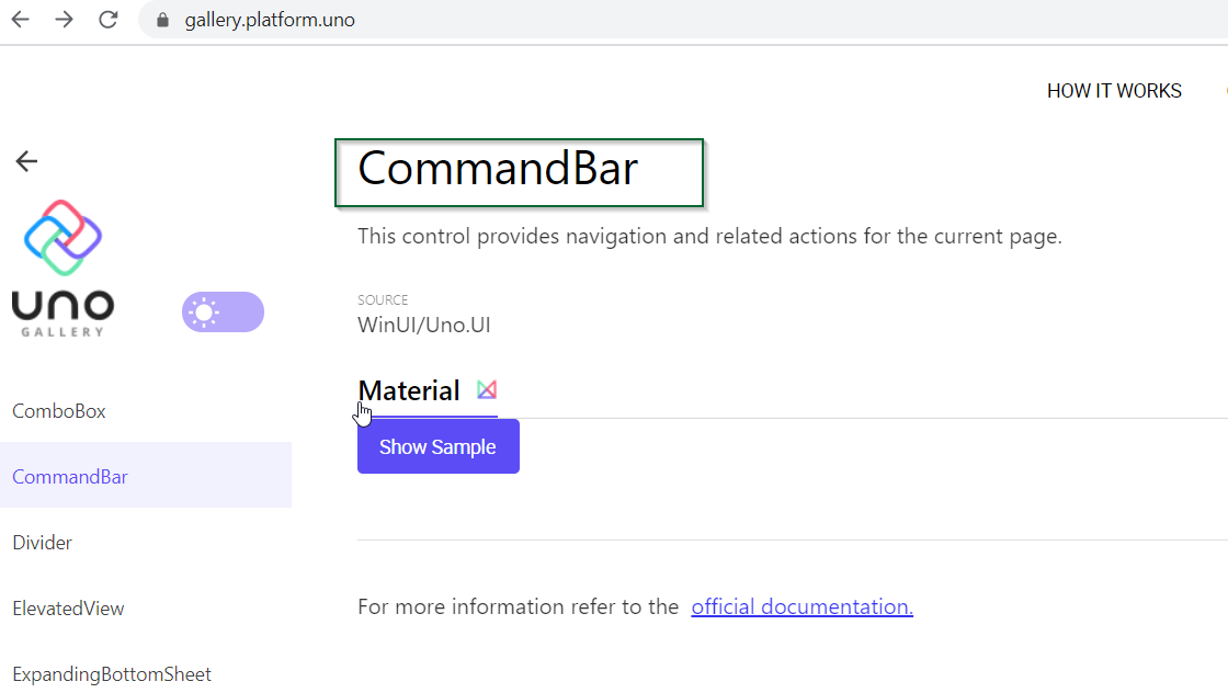 [Uno Gallery] Listview item name display is not left aligned on the top of the page. · Issue ...